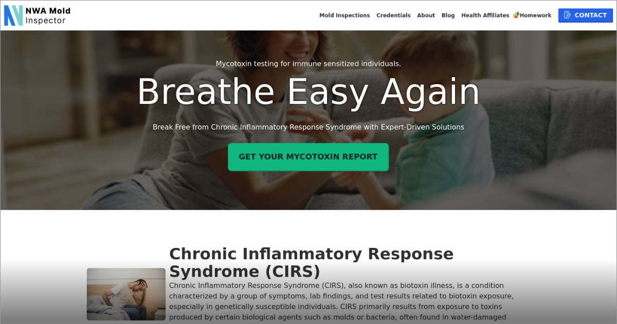Experience relief from Chronic Inflammatory Response Syndrome | NWA ...