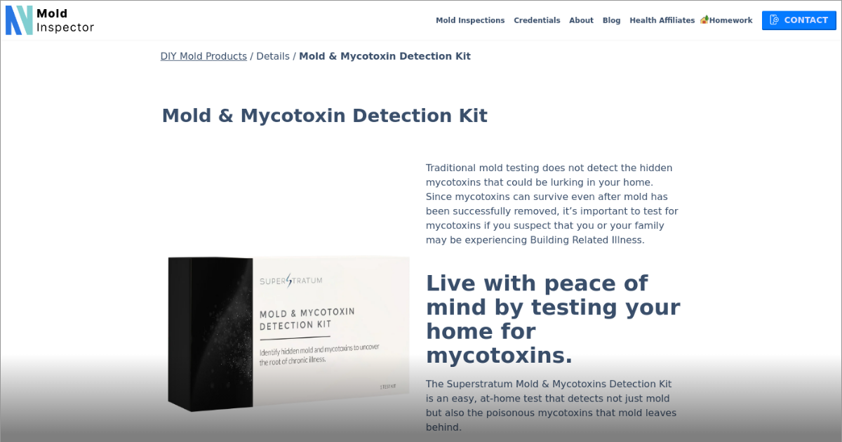 Mold & Mycotoxin Detection Kit | NWA Mold Inspector
