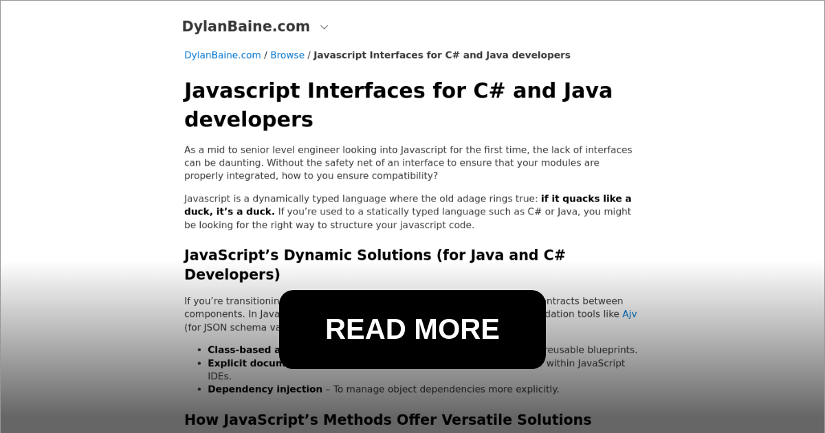javascript-interfaces-for-c-and-java-developers